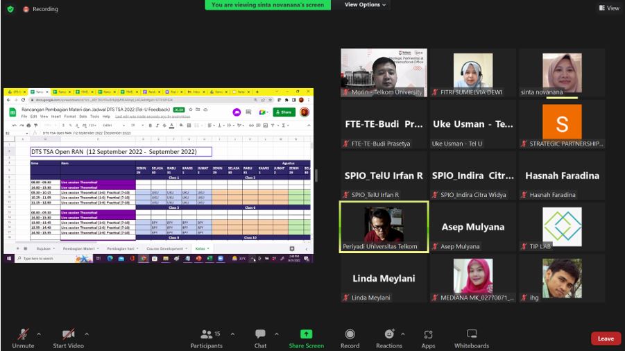 Rapat Koordinasi DTS TSA 2022 | Unit Kerjasama Strategis