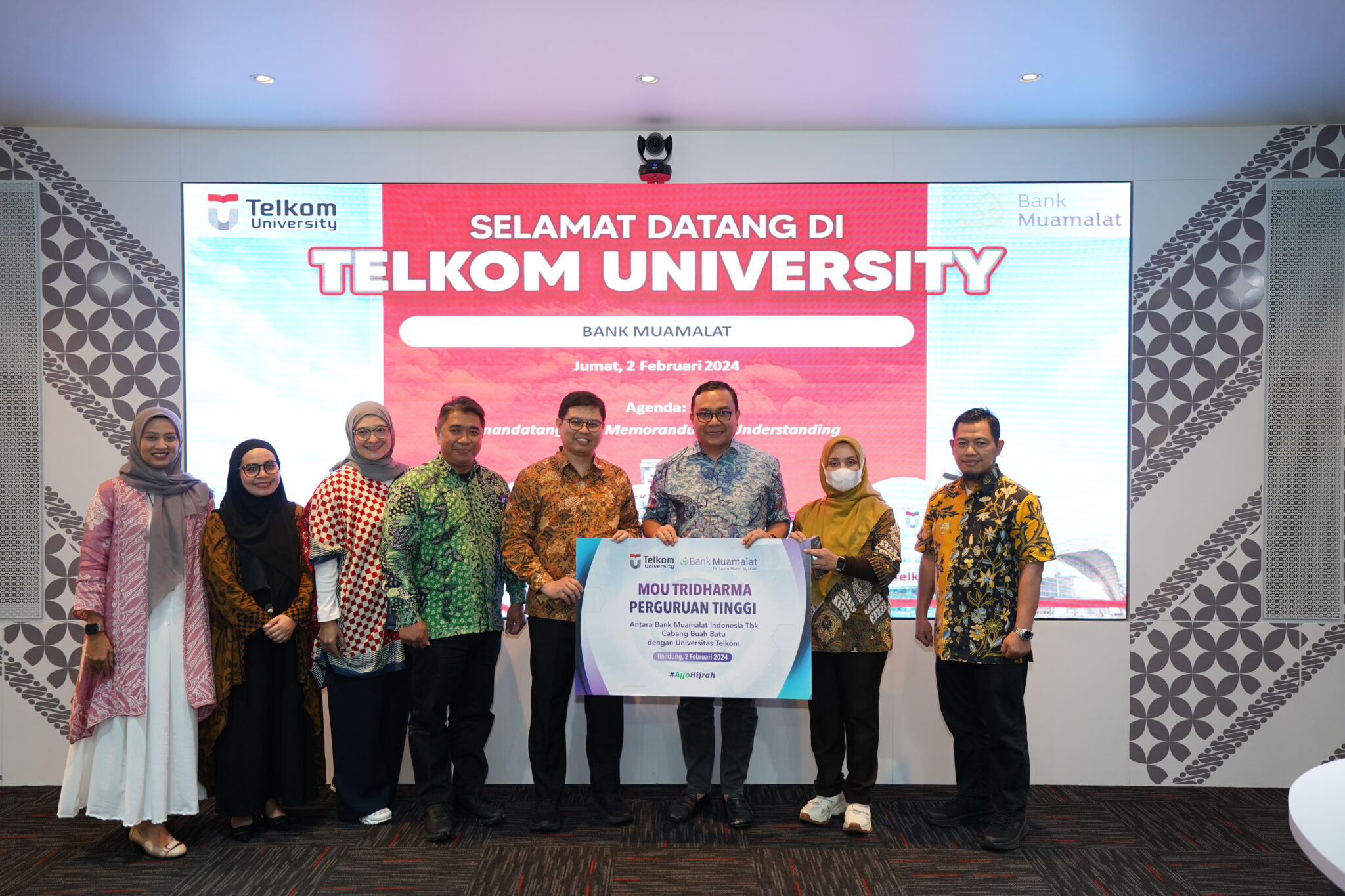 Telkom University (Tel-U) dan Bank Muamalat menjalin kerja sama | Unit Kerjasama Strategis