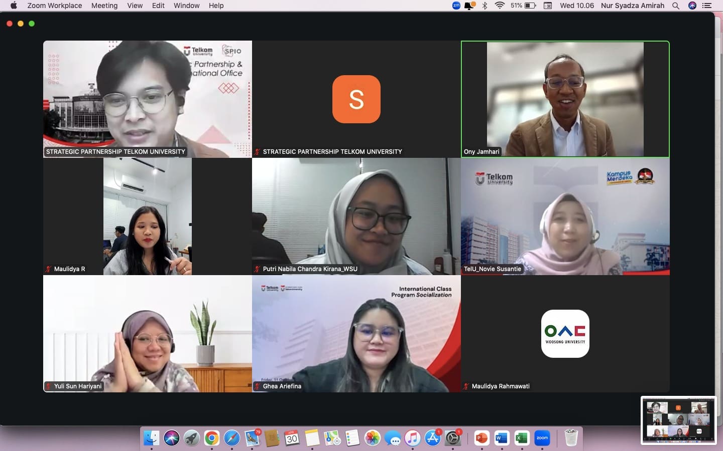 Diskusi dengan IDegree Woosong University | Unit Kerjasama Strategis