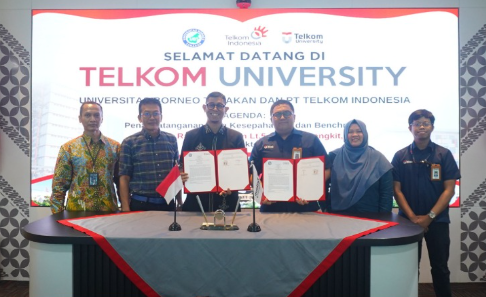 Penandatanganan MOU Telkom University & Universitas Borneo Tarakan ...